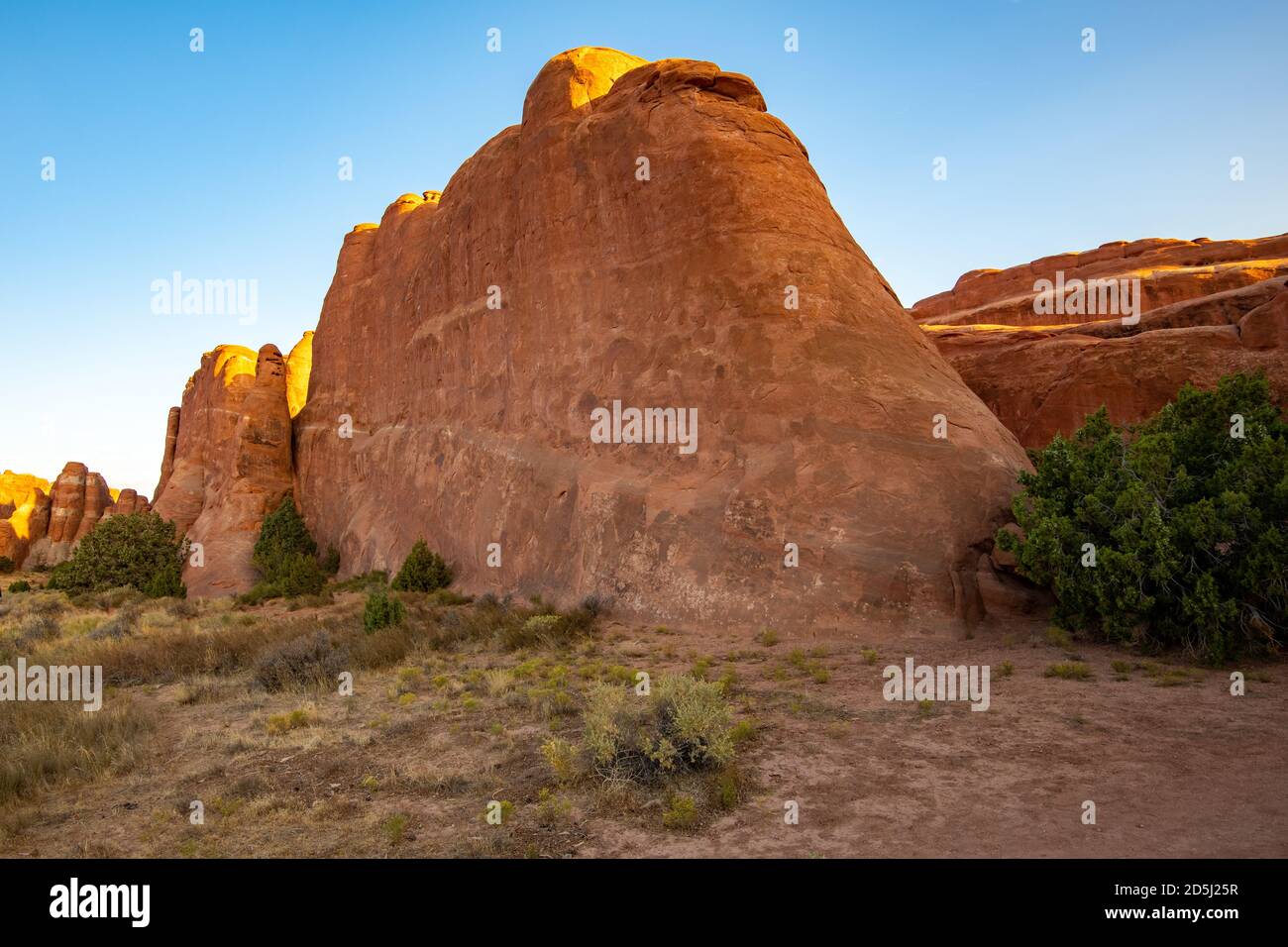 Arches National Park in October sunshine Stock Photo - Alamy