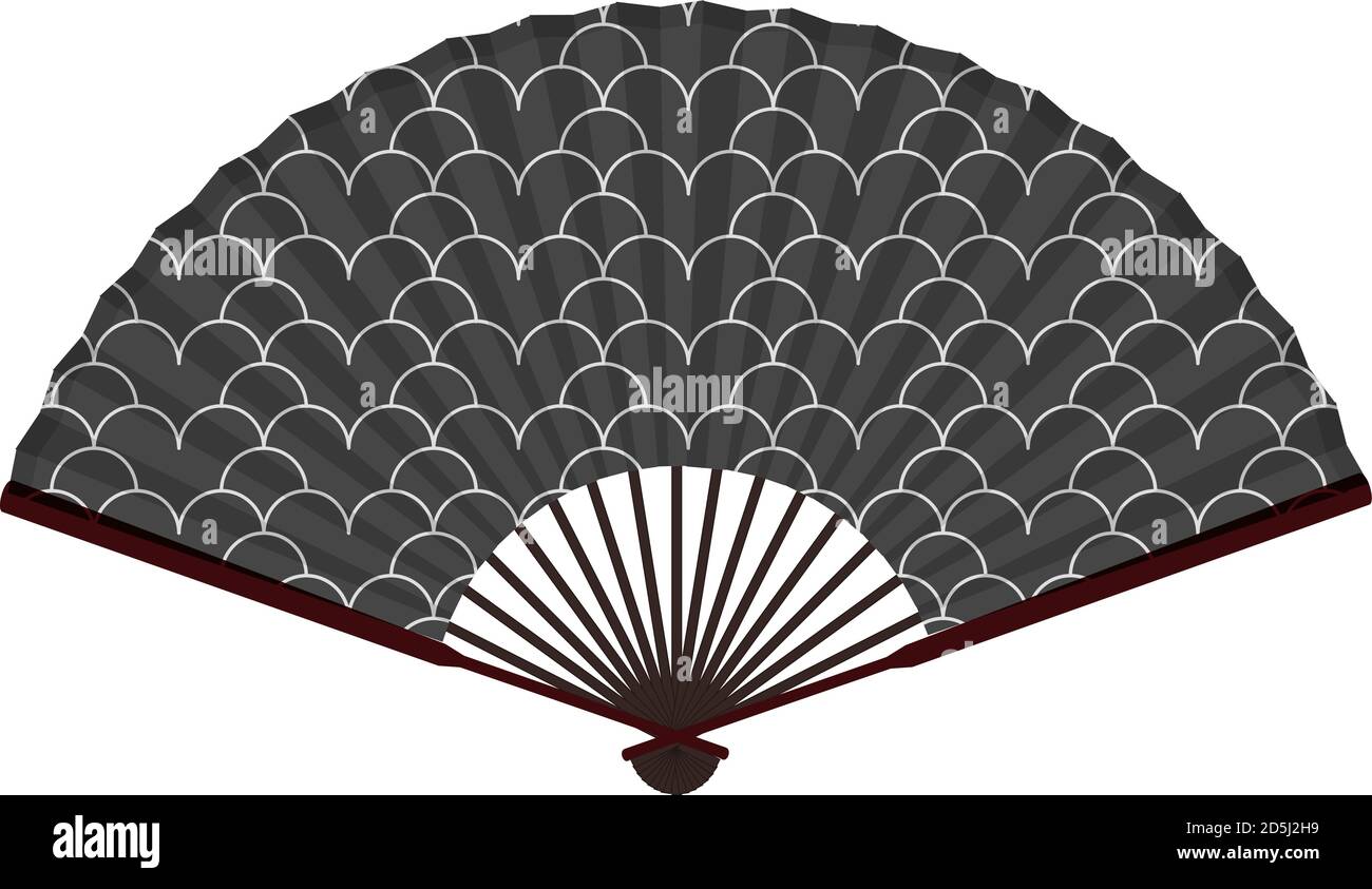 Ancient Traditional Asian Fan Stock Vector Image & Art - Alamy
