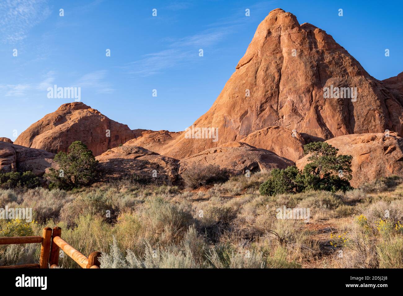 Arches National Park in October sunshine Stock Photo - Alamy