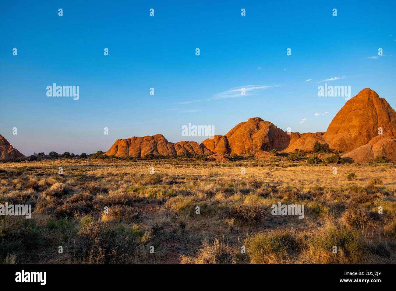 Arches National Park in October sunshine Stock Photo - Alamy