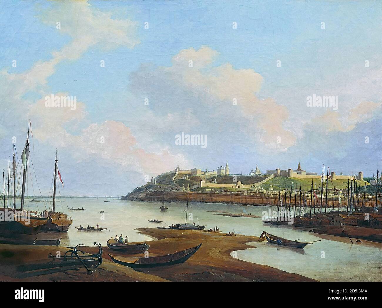 Chernetsov Nikanor - a View of Nizhny Novgorod 2 - Russian School ...