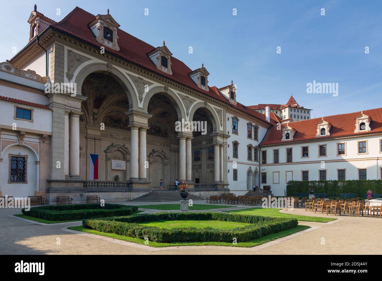 Praha: Wallenstein Palace garden (Valdstejnsky palac), today Senate of ...