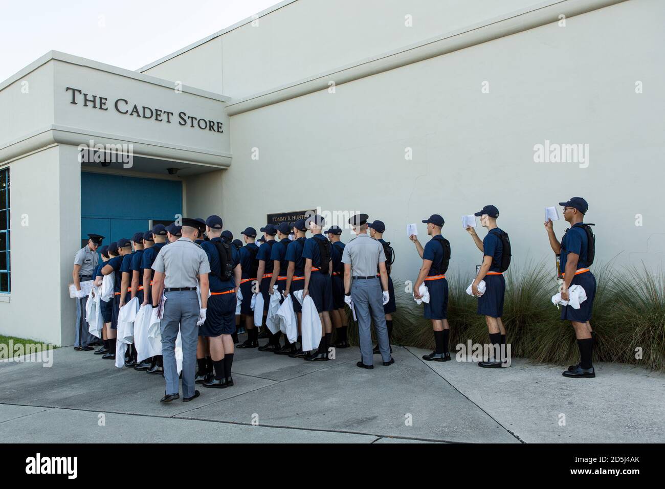 Incoming Citadel freshman known as knobs read from the Guideon, book of ...