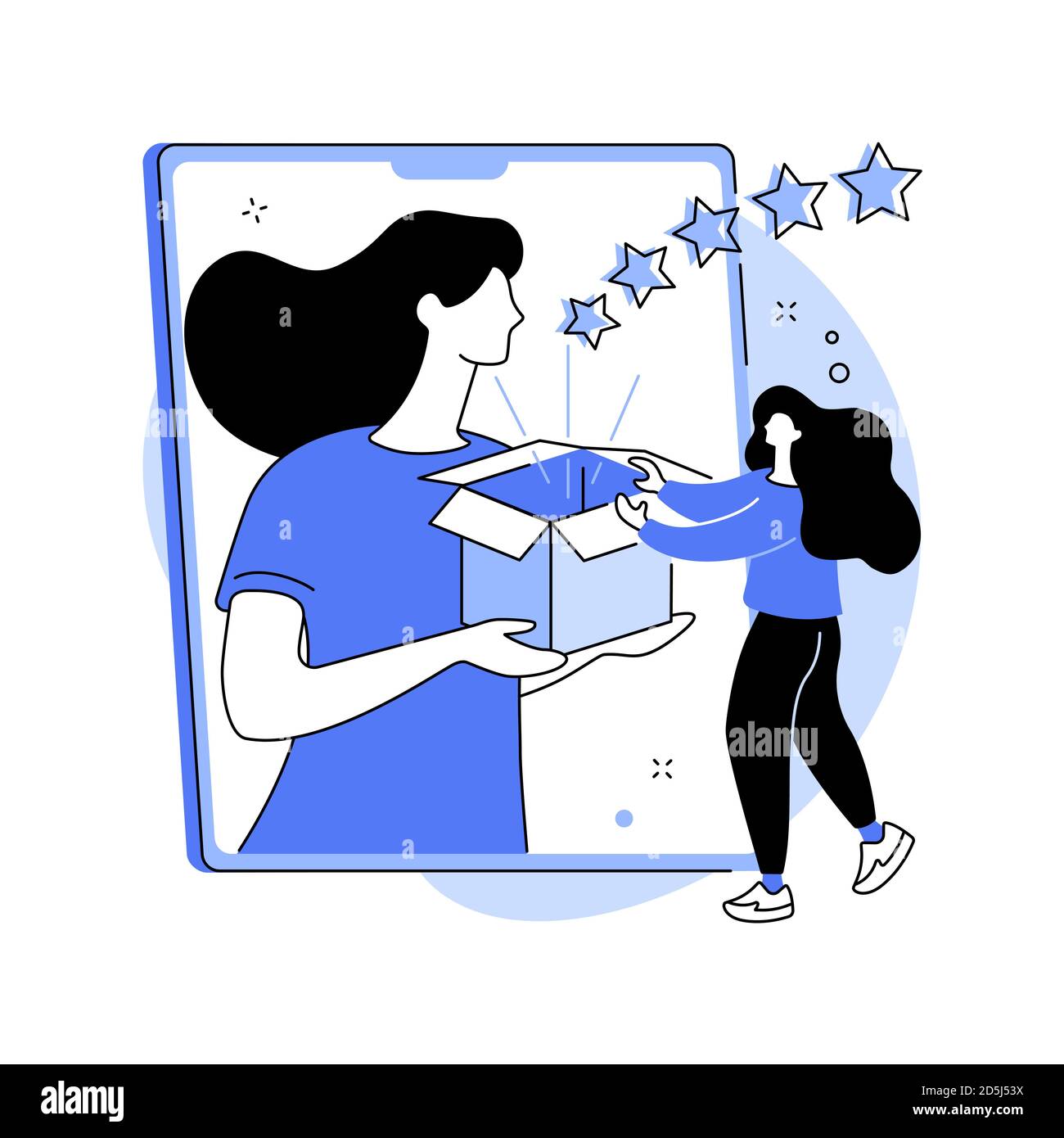 Impression management abstract concept vector illustration Stock Vector ...