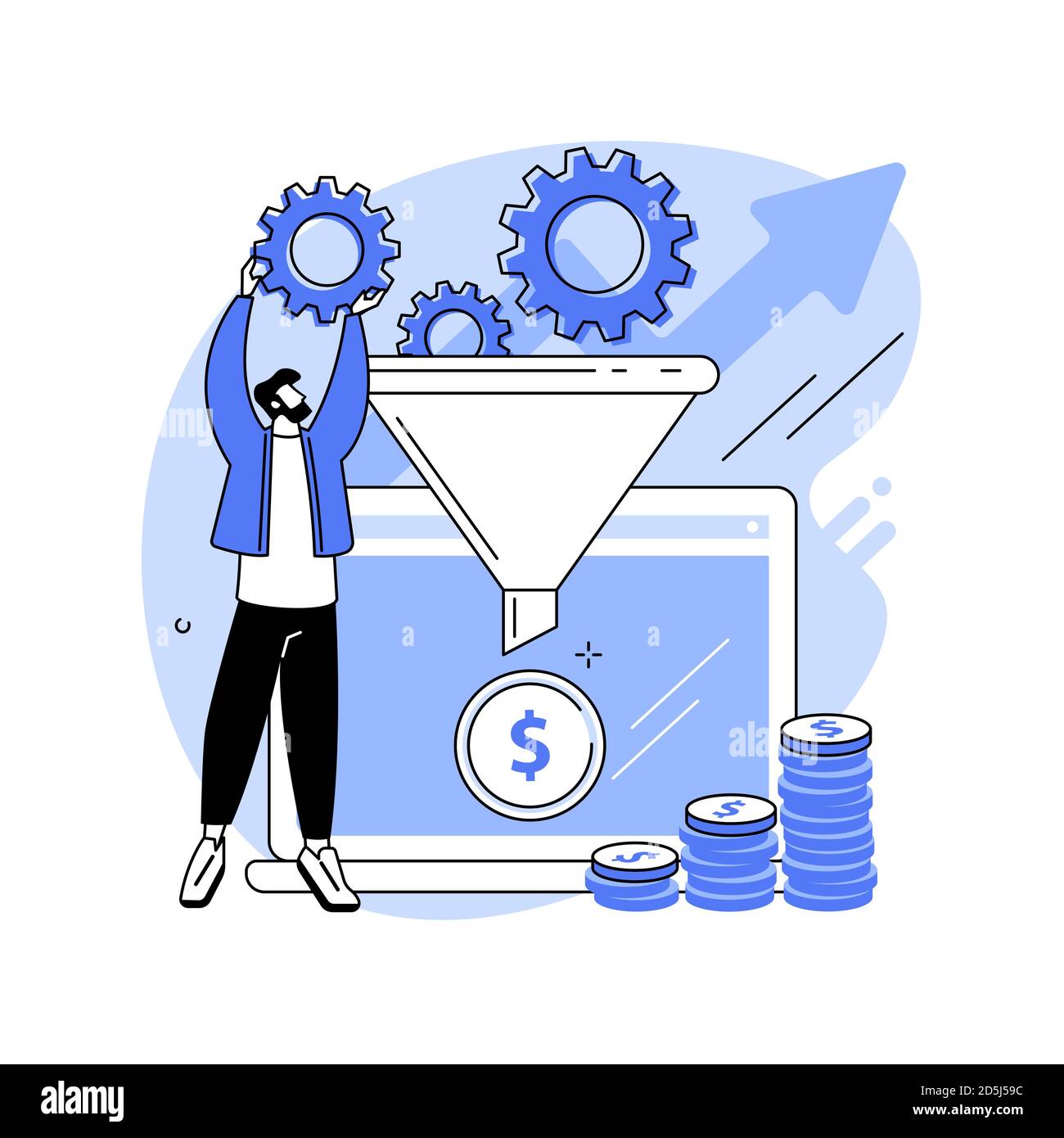 Conversion rate optimization abstract concept vector illustration Stock ... Conversion rate optimization abstract concept vector illustration Stock ...