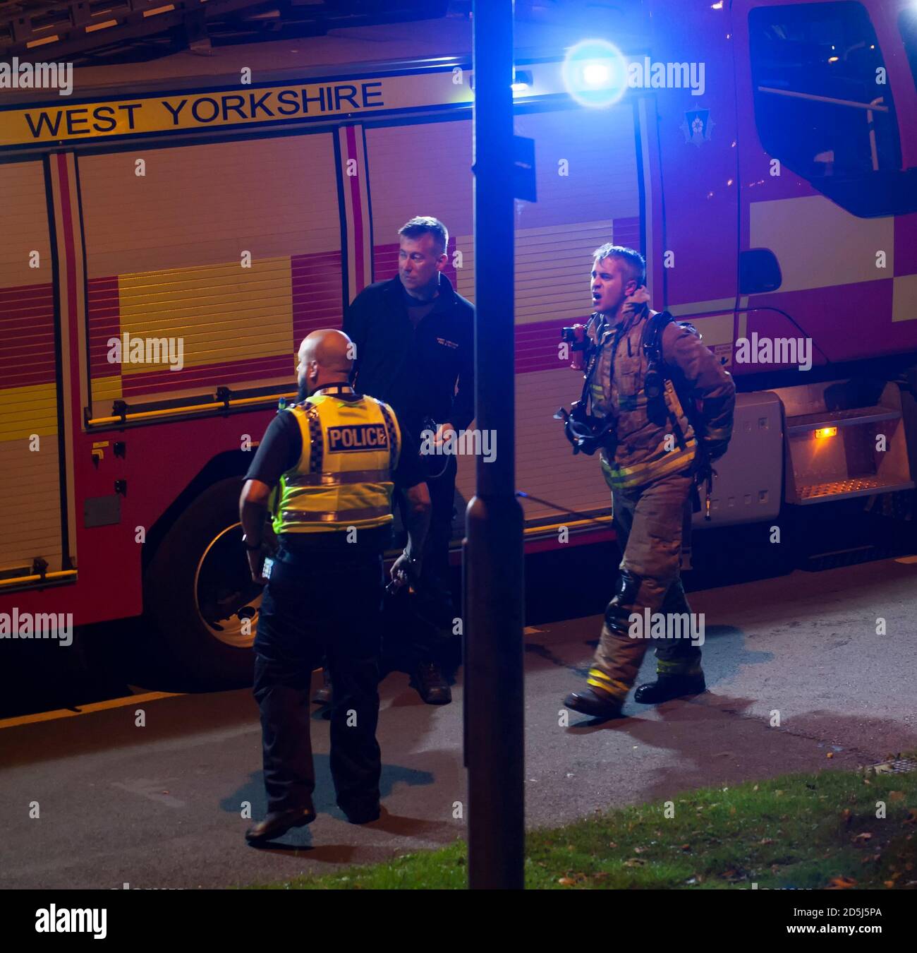 Uk police car night hi-res stock photography and images - Alamy