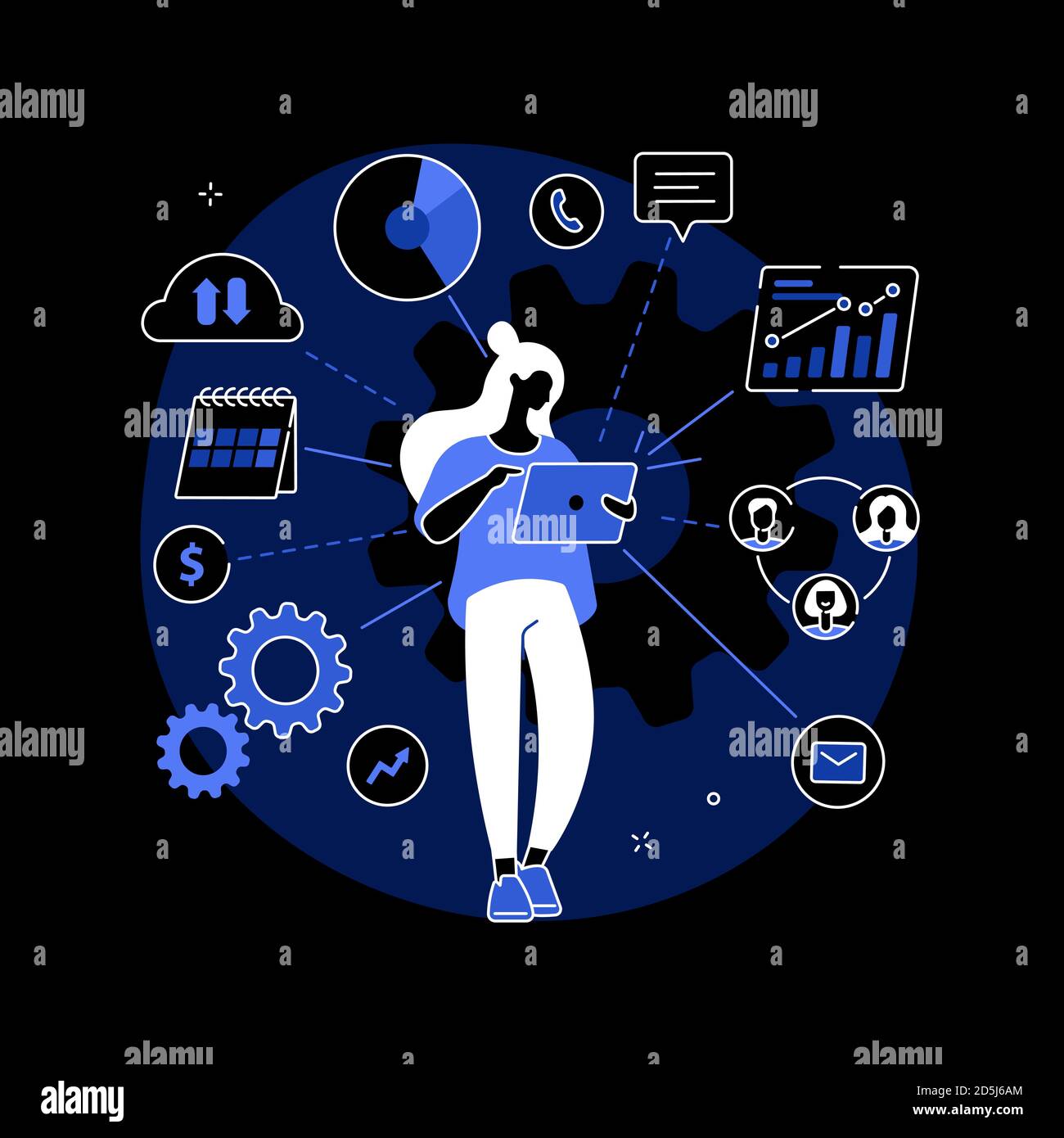 Benchmarking tools Stock Vector Images - Alamy