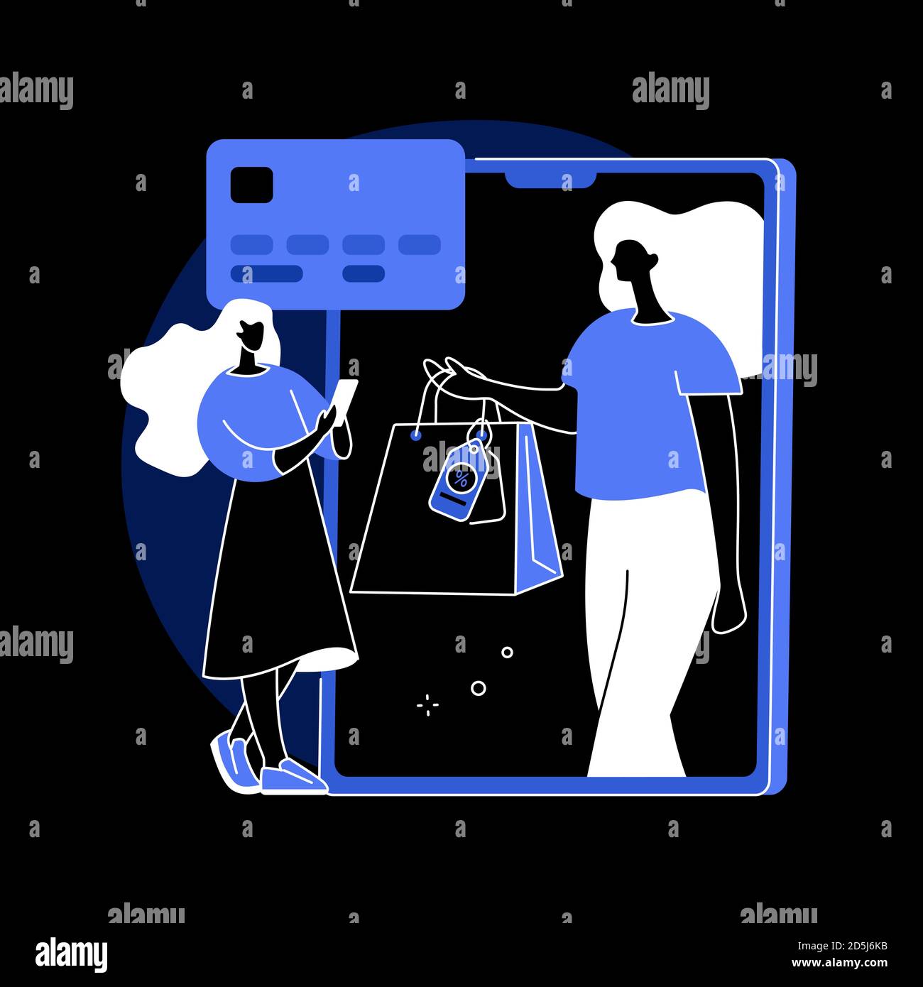 Credit card abstract concept vector illustration Stock Vector Image ...