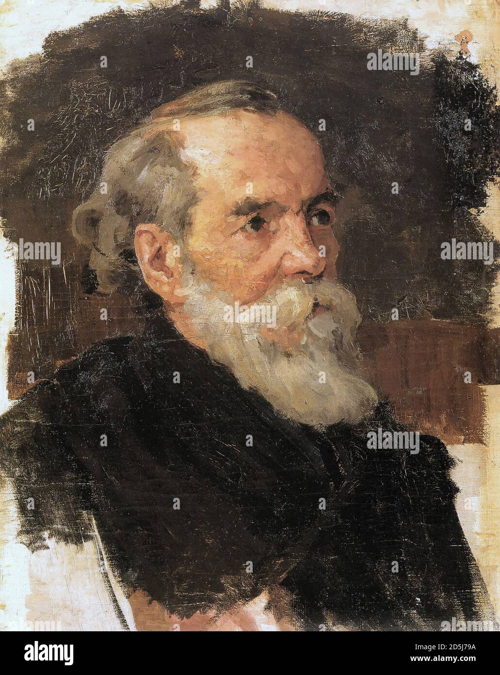 Murashko Oleksandr - Head of an Old Man - Russian School - 19th Century ...
