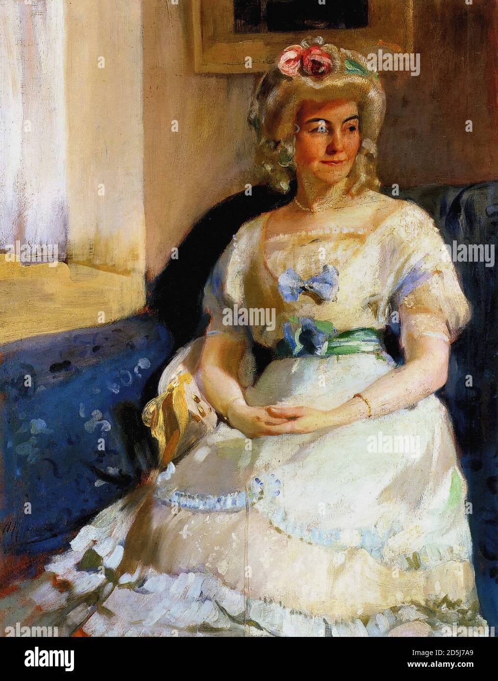 Murashko Oleksandr - Portrait of a Lady - Russian School - 19th Century ...