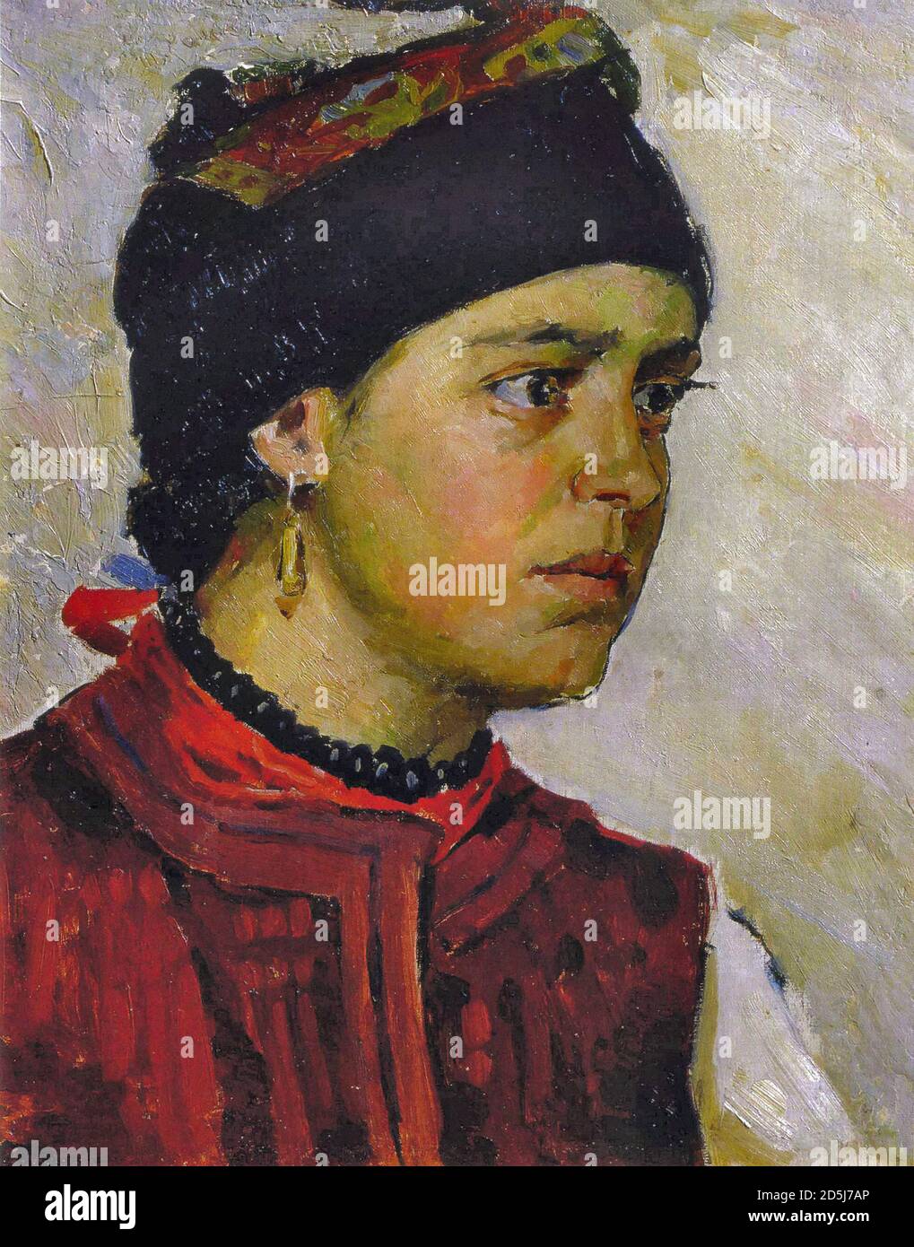 Murashko Oleksandr - Portrait of a Young Woman - Russian School - 19th ...