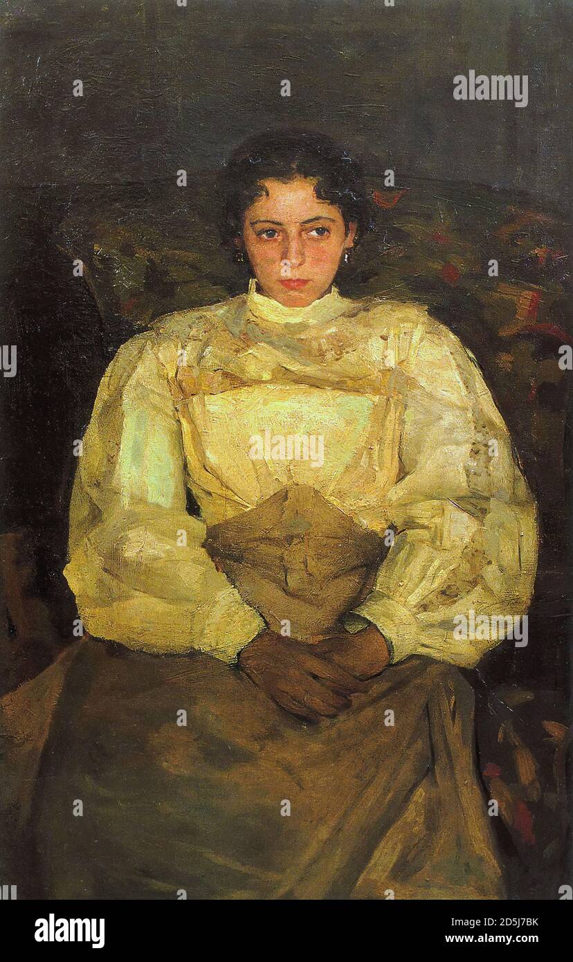 Murashko Oleksandr - Portrait of Zinaida Anikina - Russian School ...
