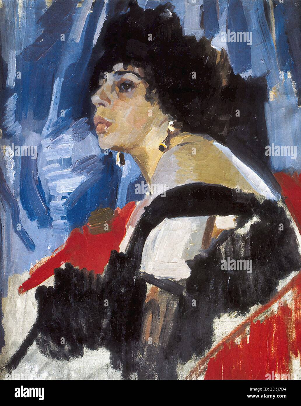 Murashko Oleksandr - the Woman in Black - Russian School - 19th Century ...