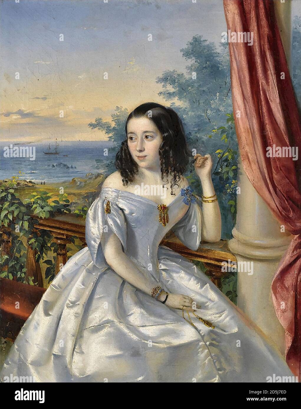 Neff Timoleon Carl Von - Portrait of a Lady-in-Waiting to Alexandra ...