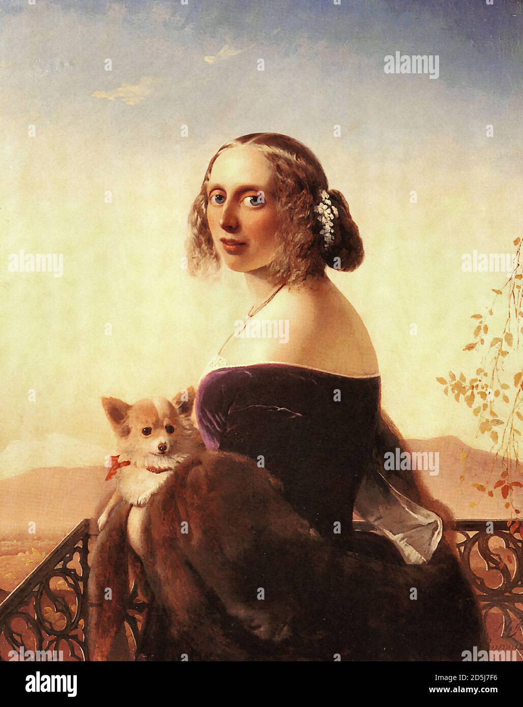 Neff Timoleon Carl Von - Portrait of Lady Barrett of Belhus - Russian ...