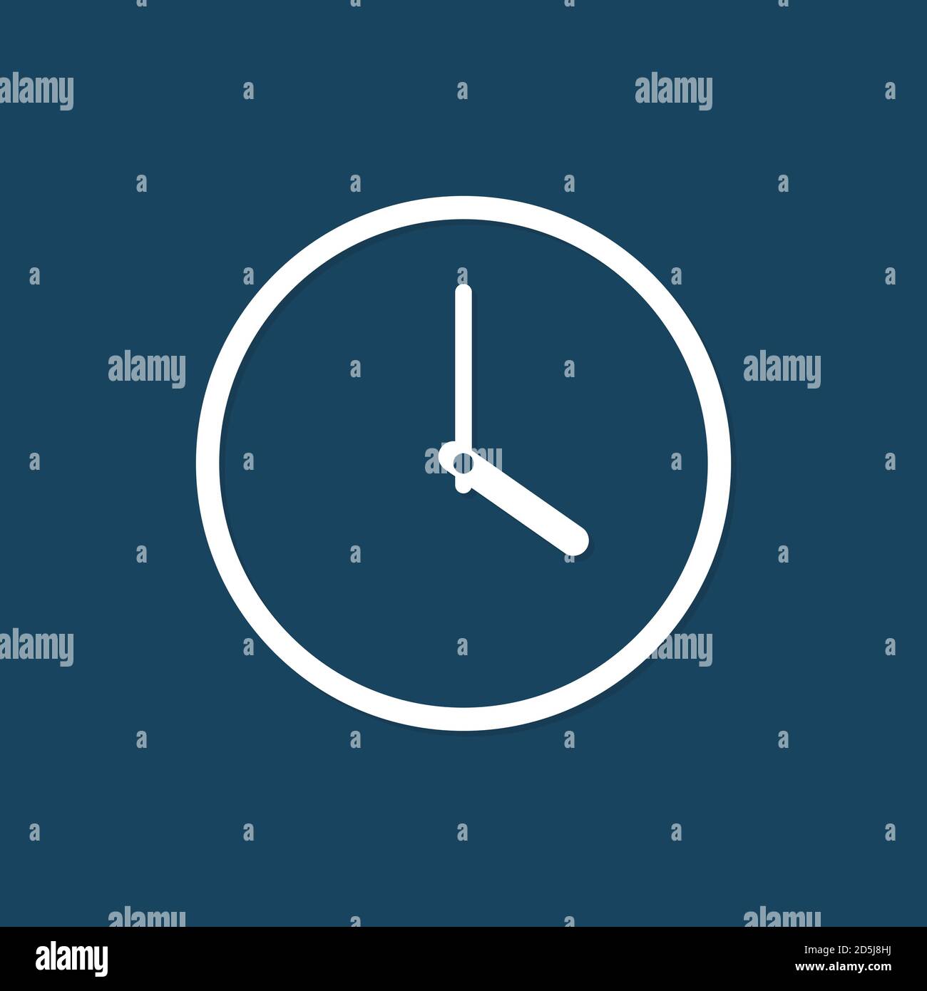 Modern clock design Stock Vector Images - Alamy