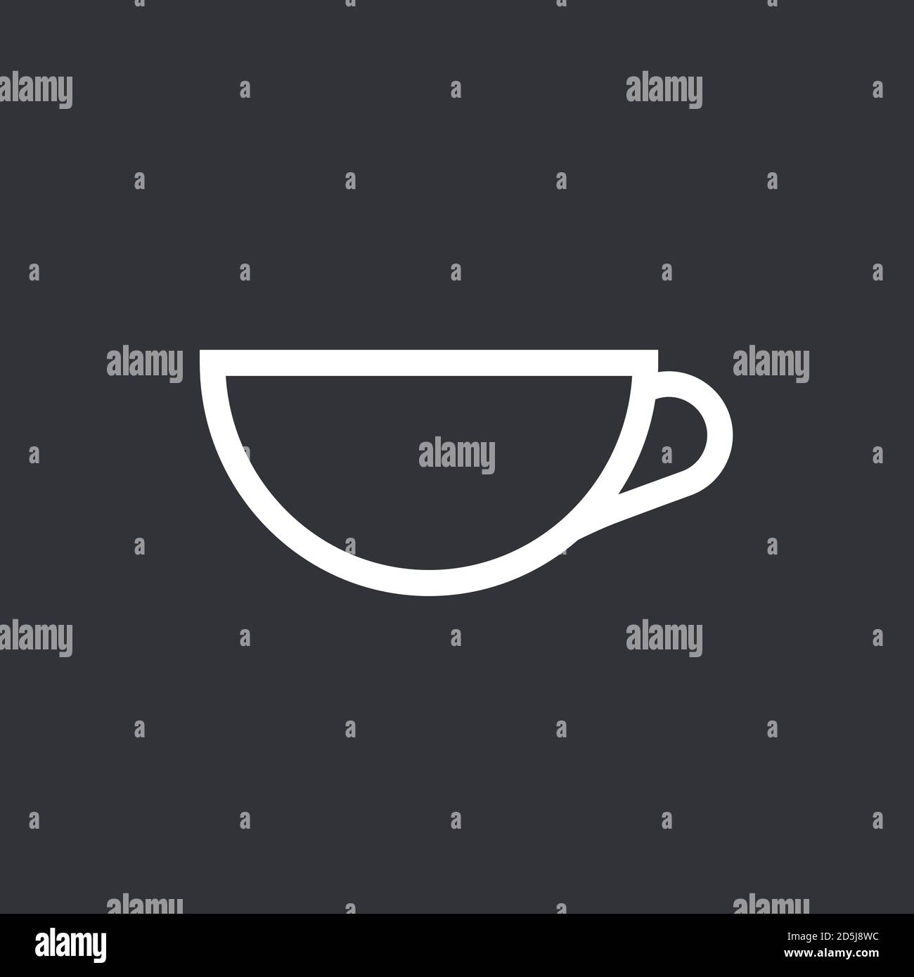 Cup line design Stock Vector Images - Alamy