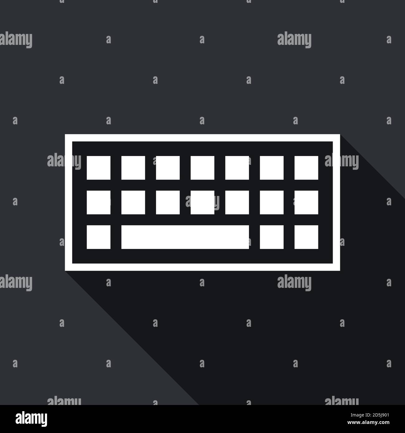 Keyboard icon vector vectors hi-res stock photography and images - Alamy