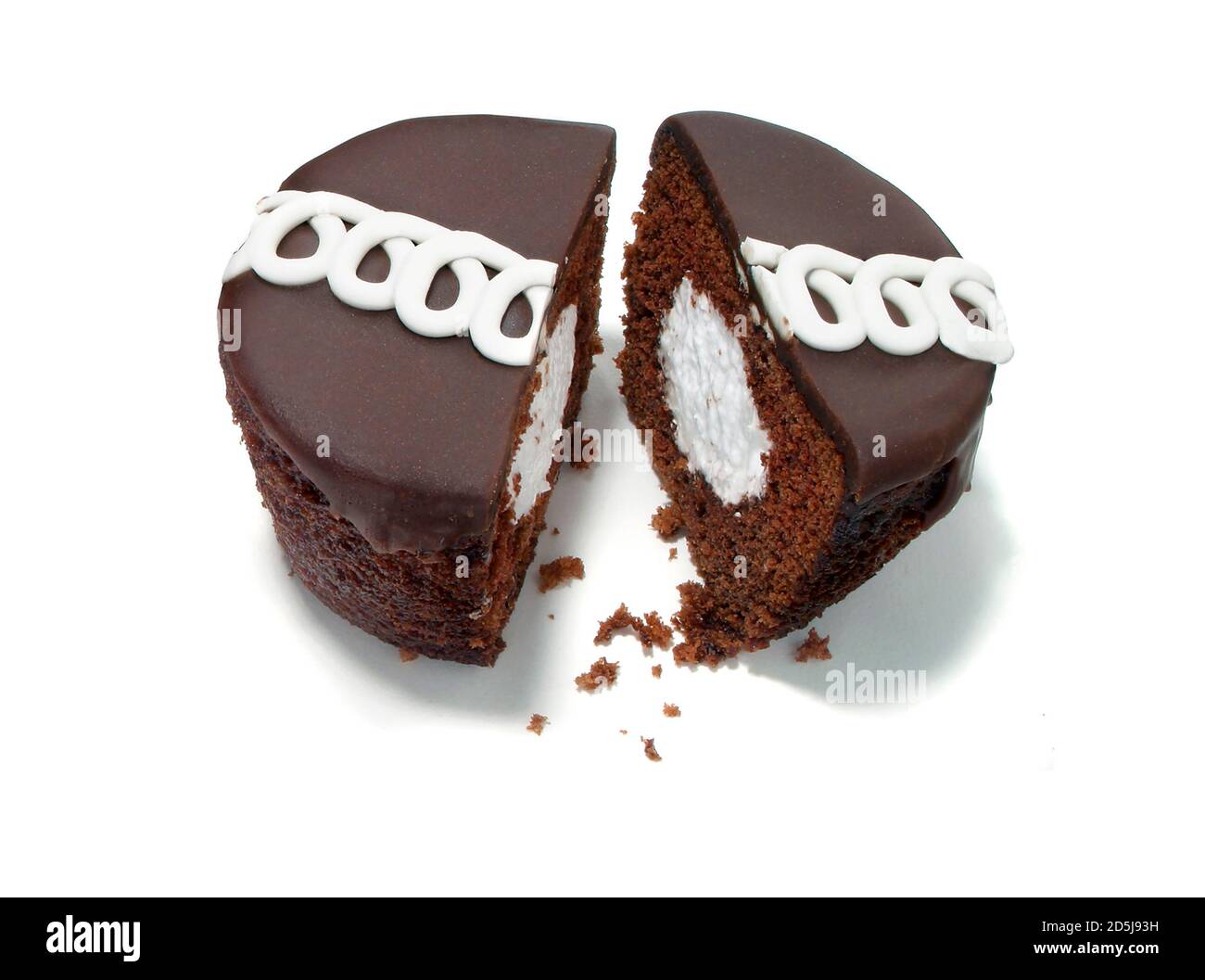 Single Cupcake Cut In Half