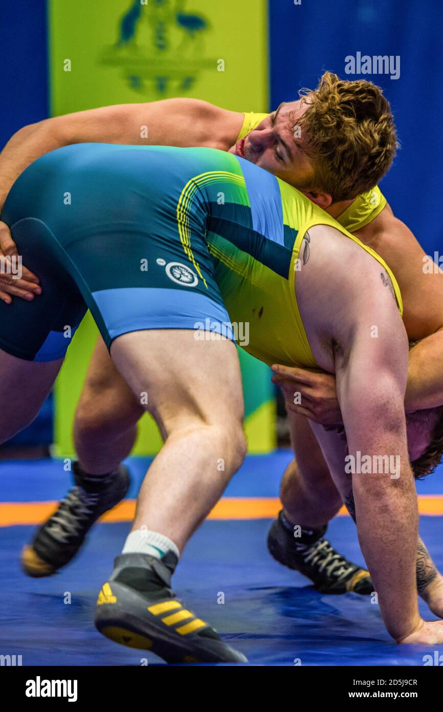 Tom Barns vs Connor Evans during the Australia Cup Tournament ...