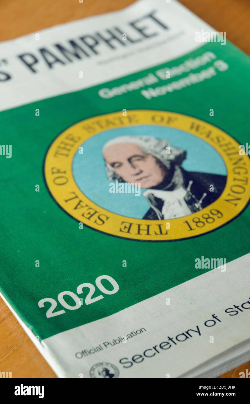 Voter information pamphlet hi-res stock photography and images - Alamy