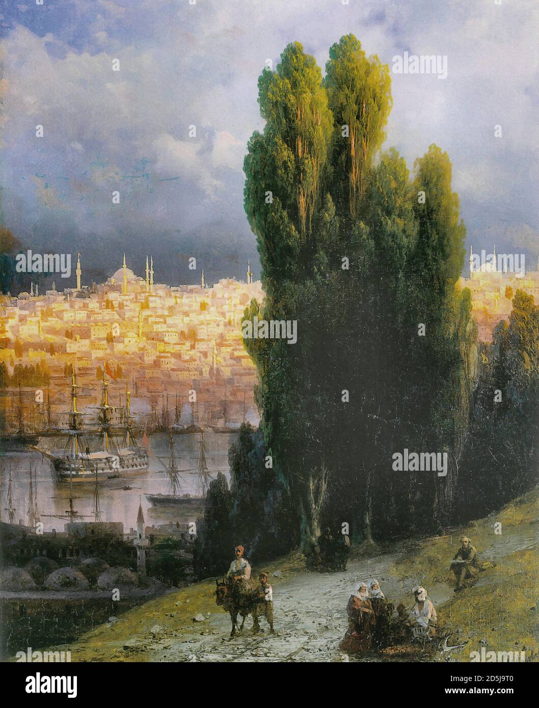 Aivazovsky Ivan Constantinovich - Constantinople - View of the Golden ...