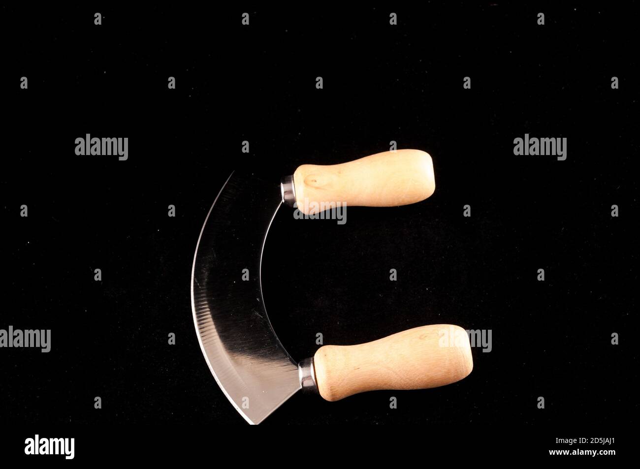 Curved Metallic Knife Tool Stock Photo - Alamy