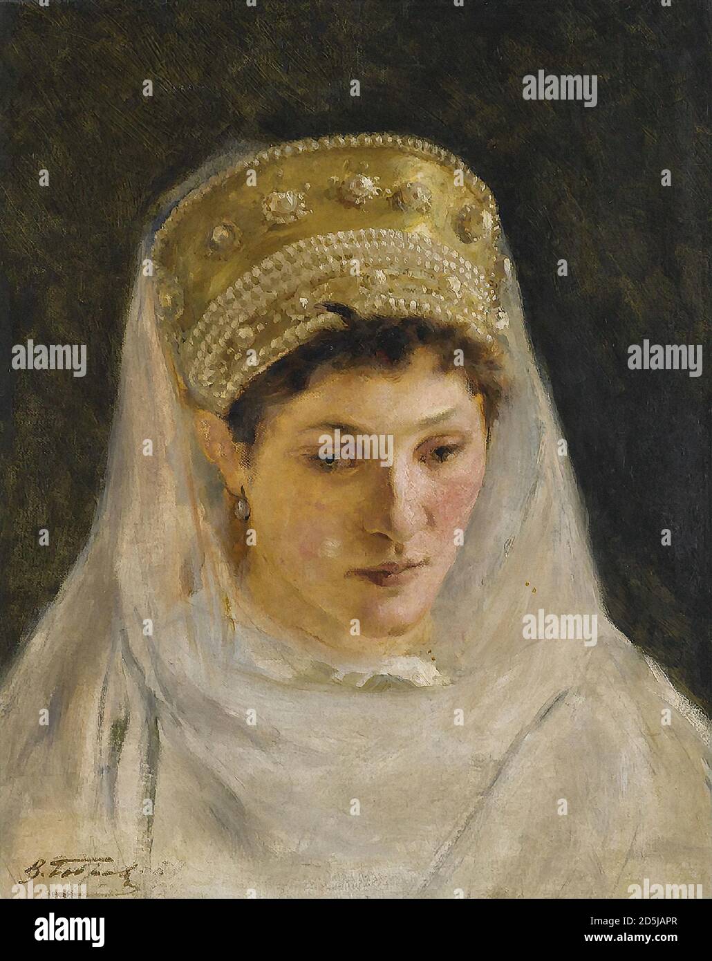 Bobrov Viktor Alexejewitsch - the Melancholy Bride - Russian School ...