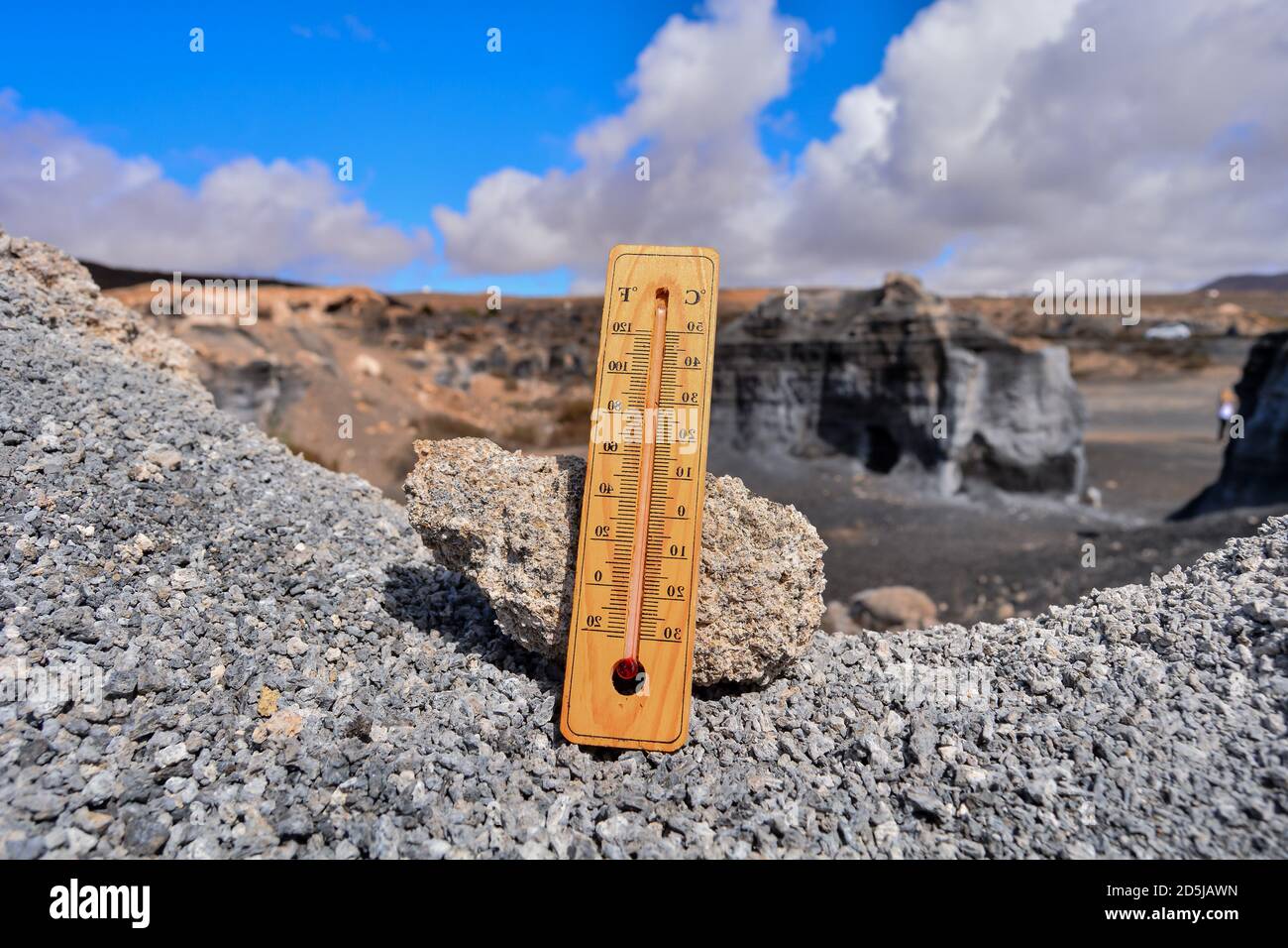 Object in the Dry Desert Stock Photo - Alamy
