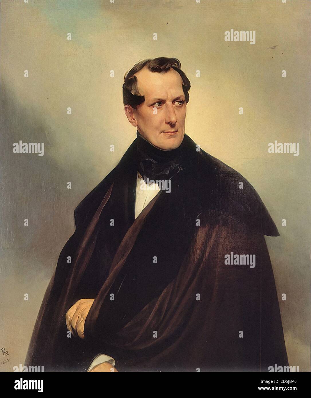 Briullov Karl - Portrait of Count Musin-Pushkin - Russian School - 19th ...