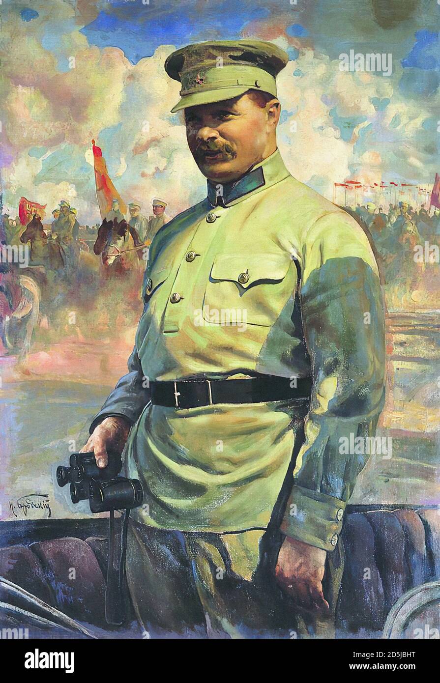 Brodsky Isaak - Mikhail Frunze - Russian School - 19th Century Stock ...