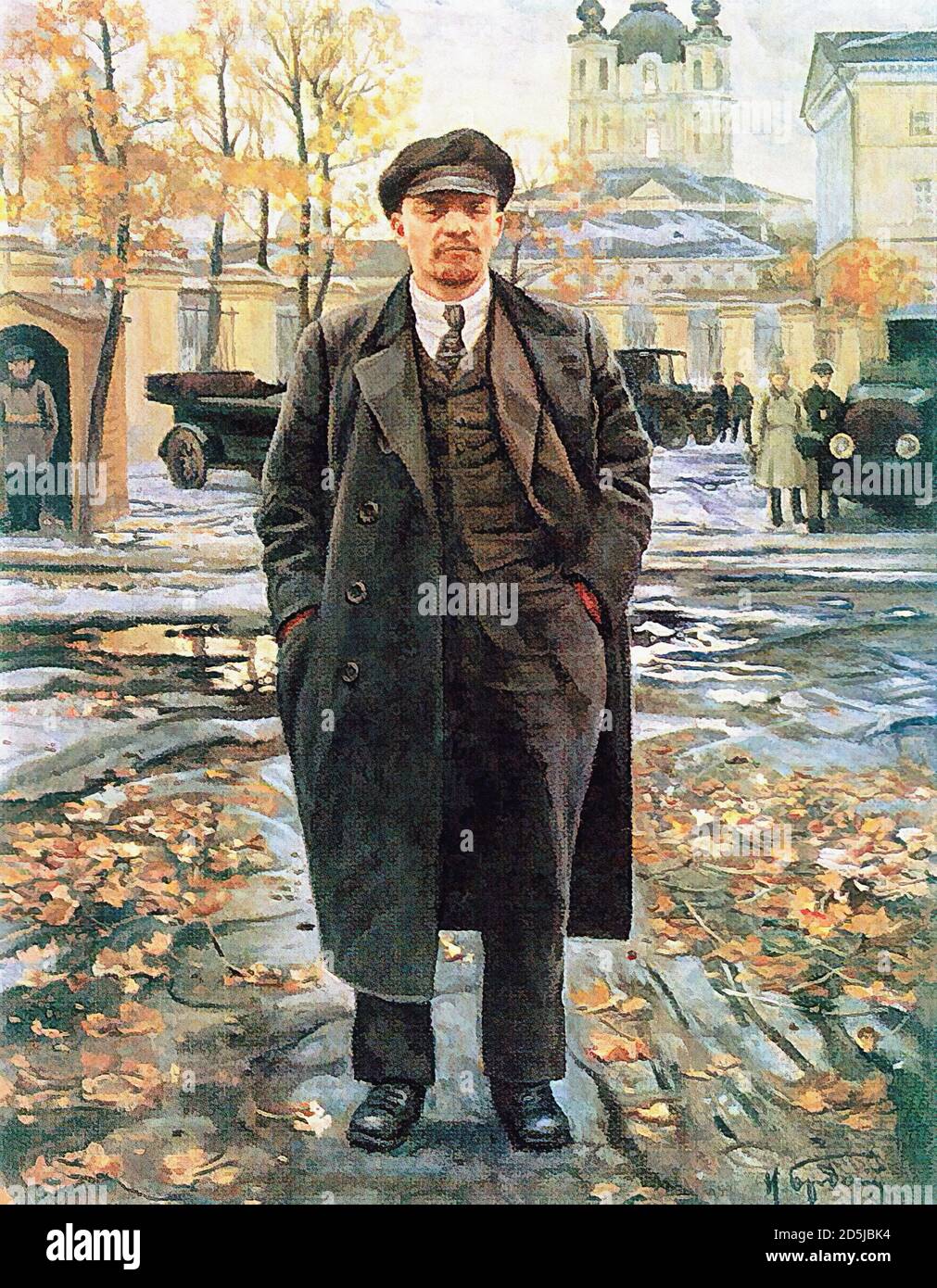 Brodsky Isaak - Vladimir Lenin near Smolny - Russian School - 19th ...