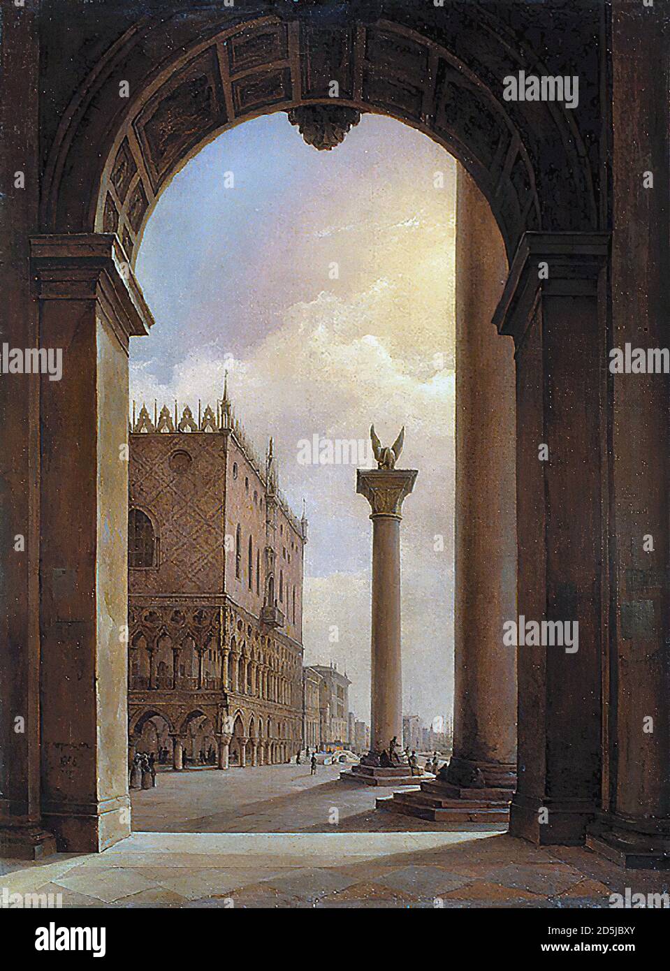 Chernetsov Nikanor - the Doge Palace Venice 2 - Russian School - 19th ...