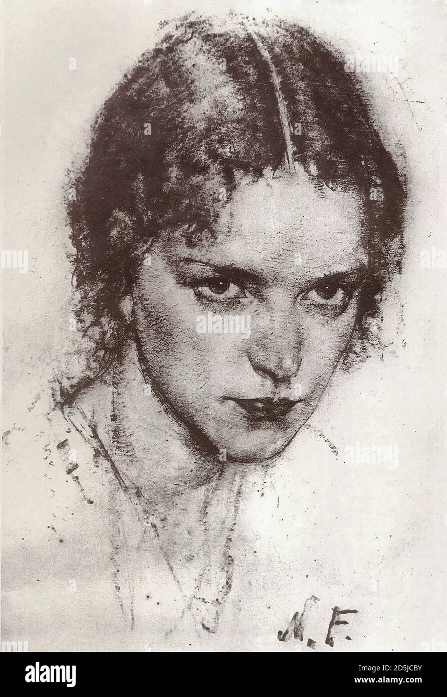 Angry Woman Painting