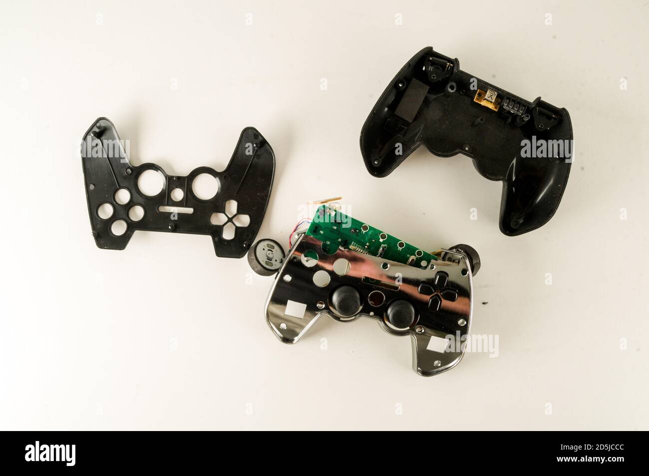 Broken Gamepad Joystick on white backrgound Stock Photo - Alamy