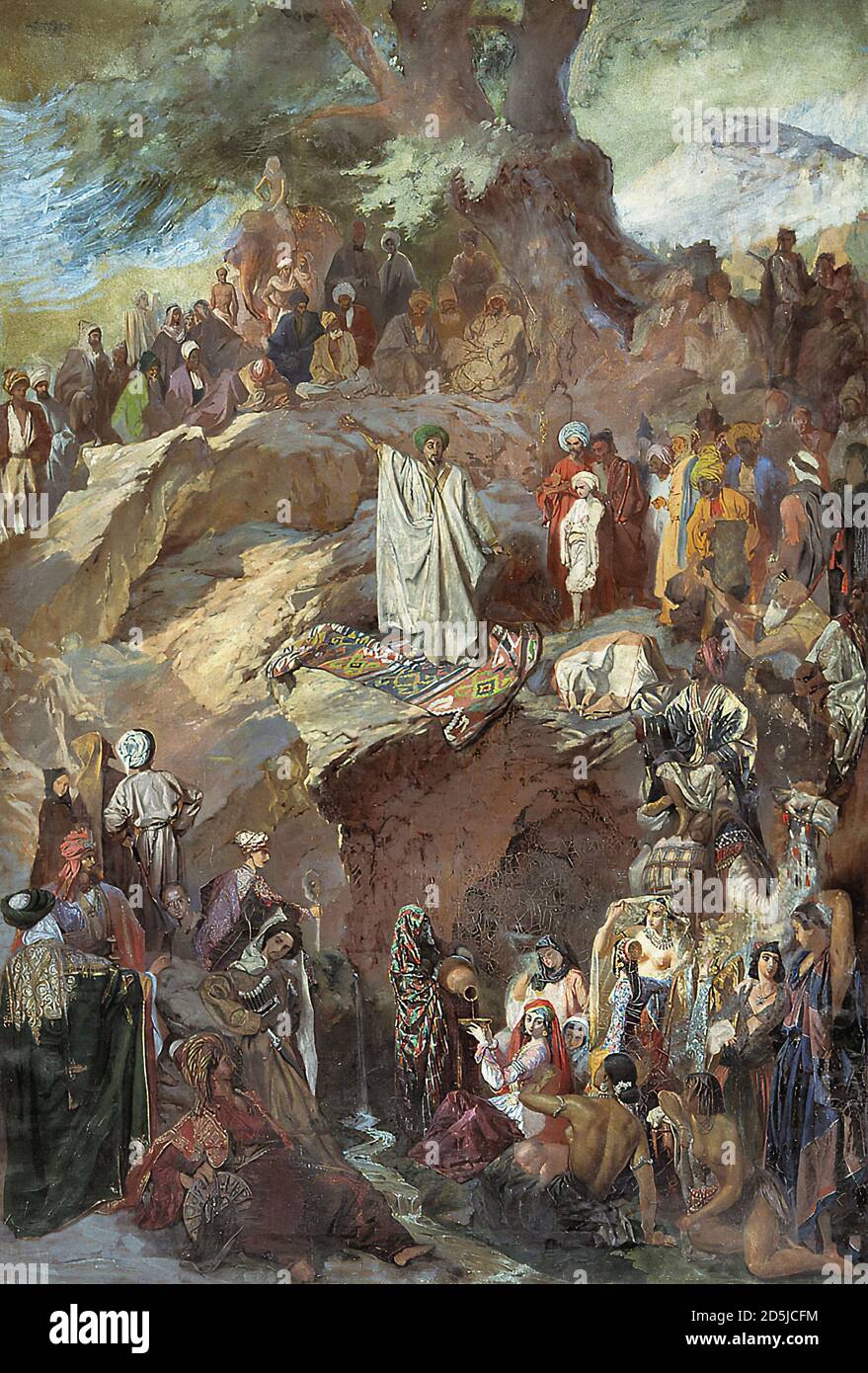 Gagarin Grigori Grigorievich - Muhammad Preaching - Russian School ...