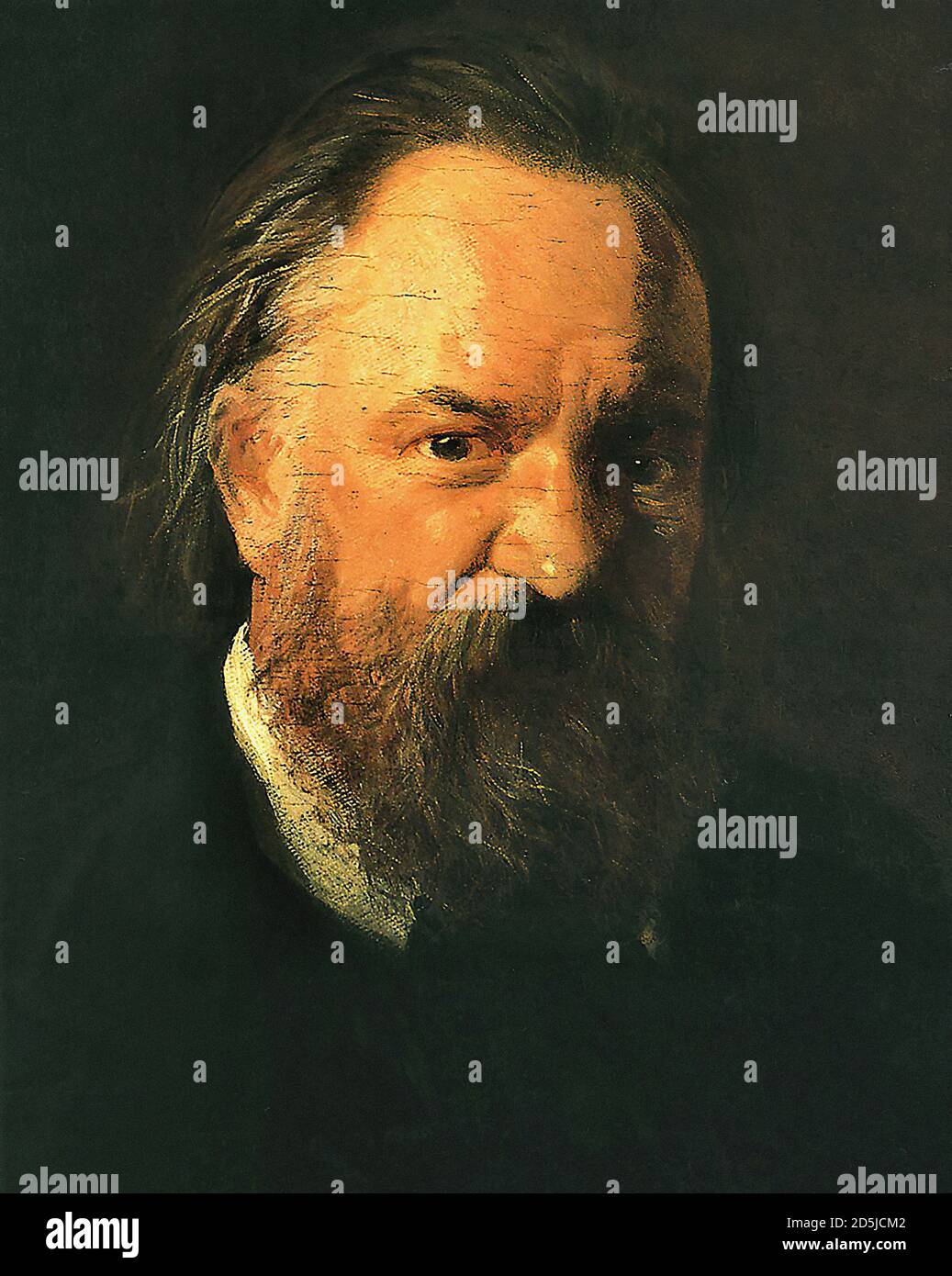 Ghe Nikolay - Portrait of Alexander Herzen - Russian School - 19th ...