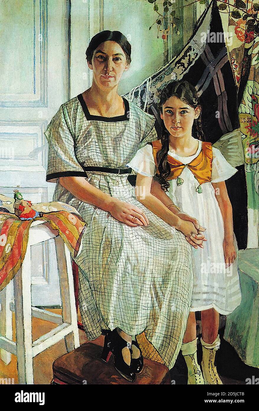 Golovin Alexander Yakovlevich - Portrait of Lydia Yakovlevna-Rybakova ...