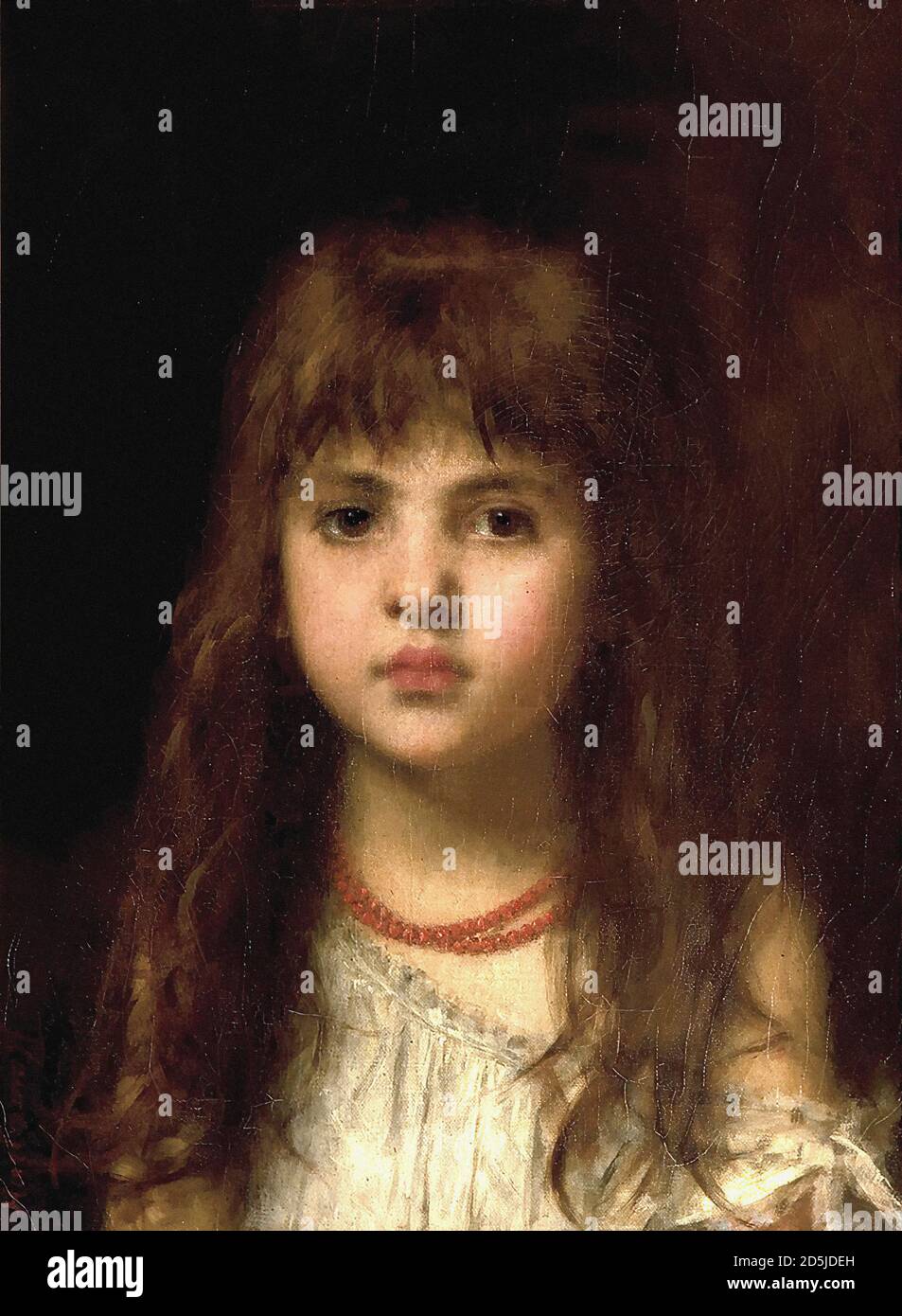 Harlamoff Alexei Alexeivich - Mignon 3 - Russian School - 19th Century ...