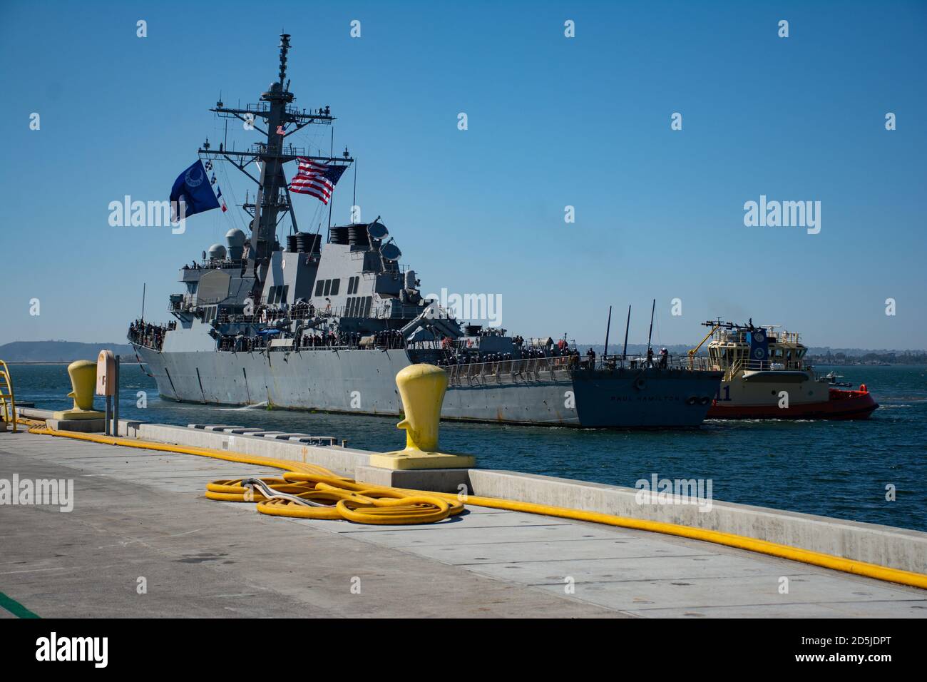 SAN DIEGO (Oct. 13, 2020) Guided-missile destroyer USS Paul Hamilton ...