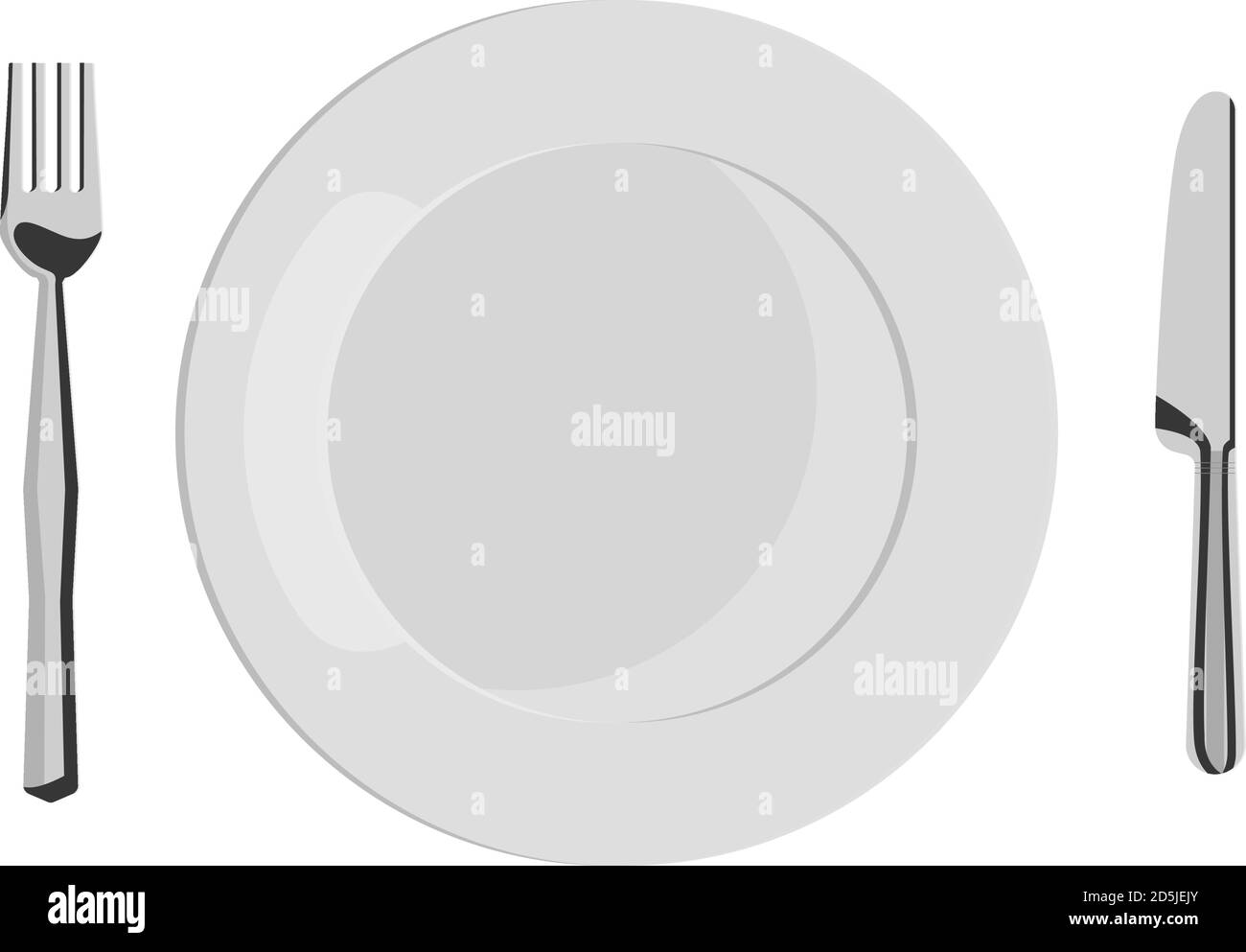 Assiette Stock Vector Images - Alamy