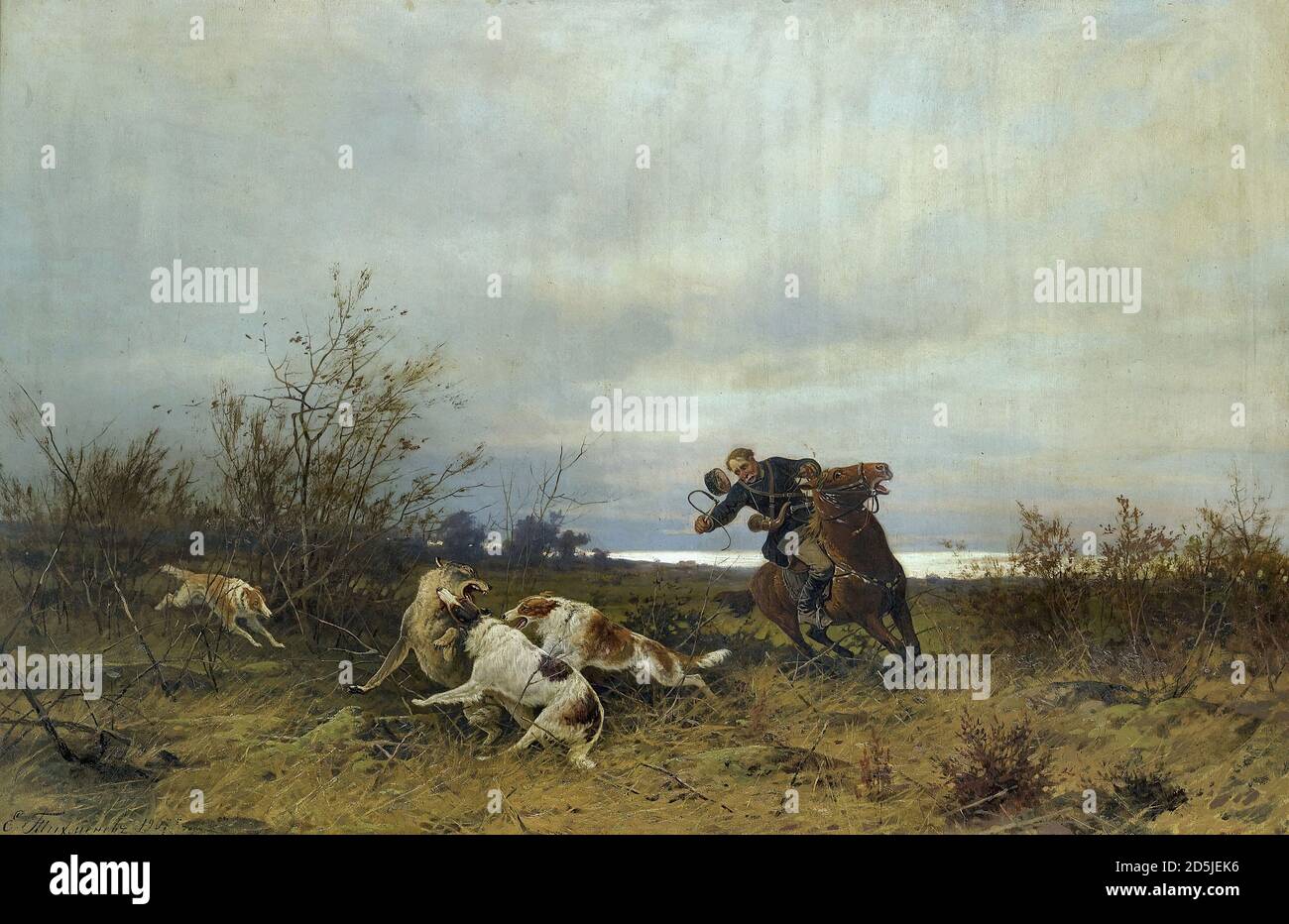 19th century hunting scene hi-res stock photography and images - Alamy