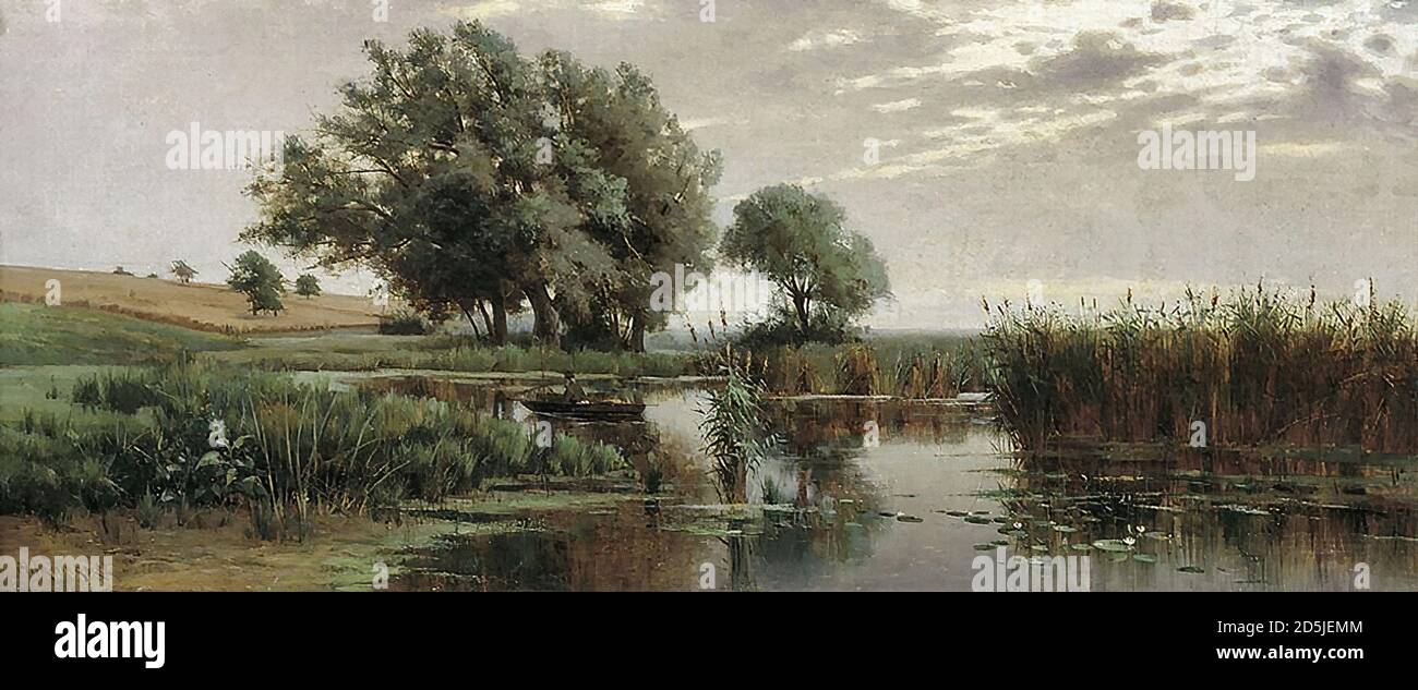 Tkachenko Mikhail Stepanovich - Landscape - Russian School - 19th ...