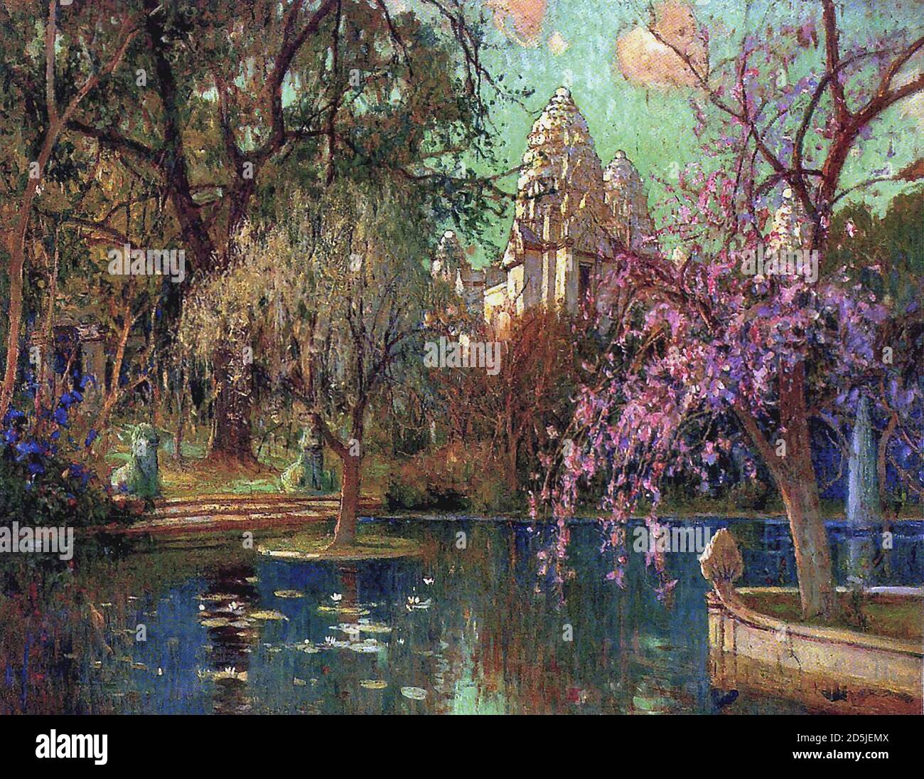 Tkachenko Mikhail Stepanovich - the Dreamland - Russian School - 19th ...
