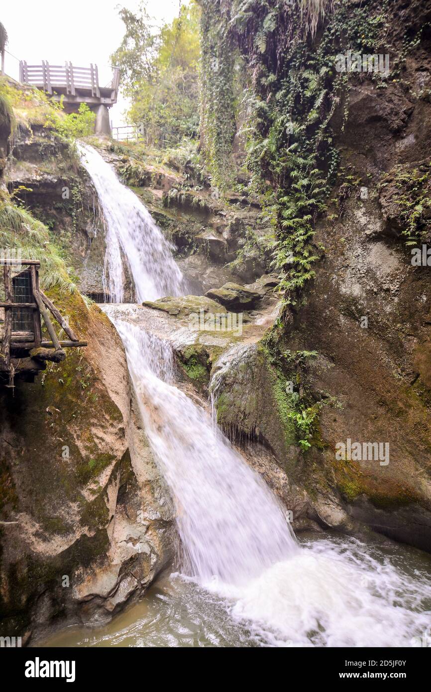 Water Splash Waterfall Stock Photo - Alamy