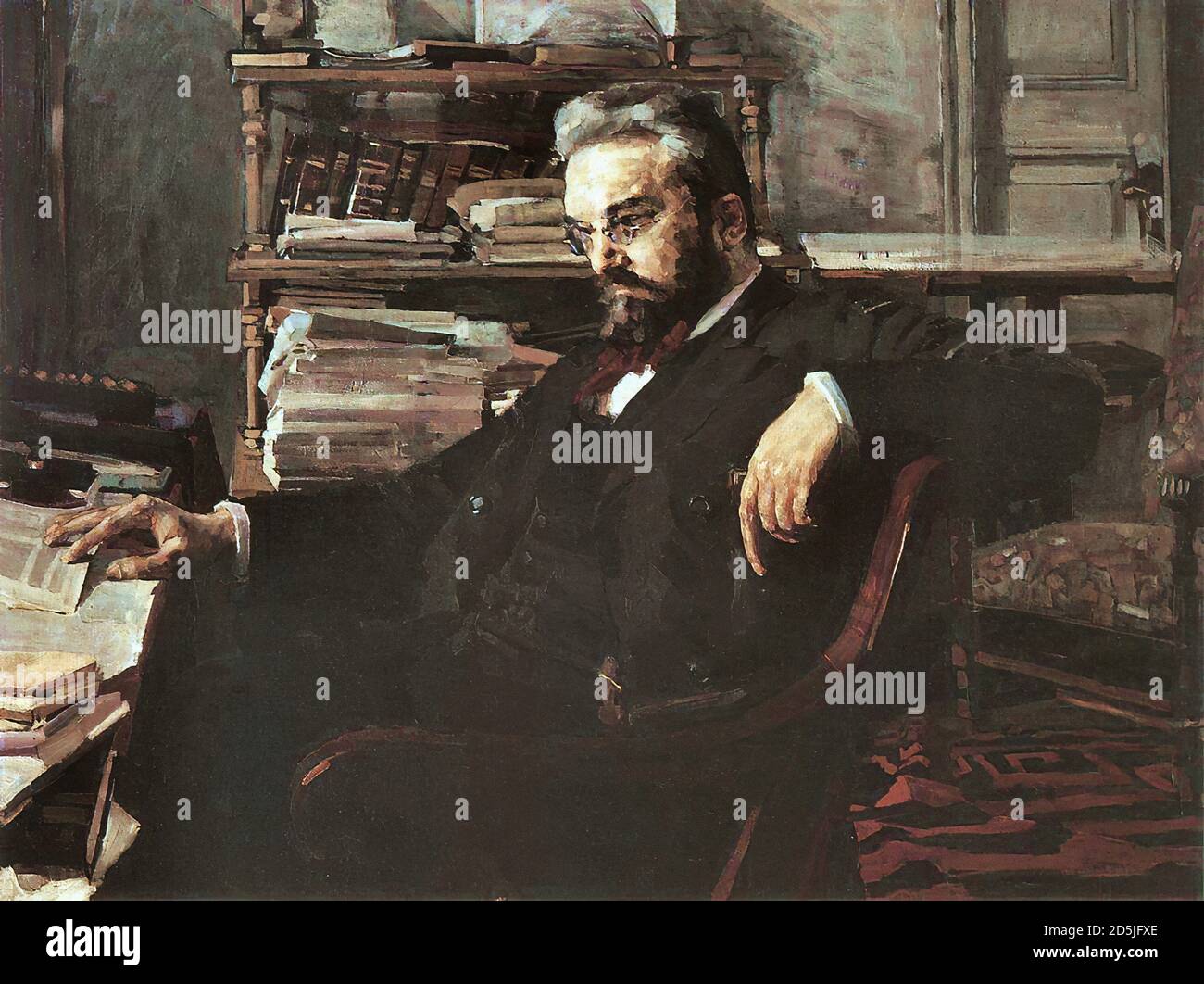 Vrubel Mikhail - Portrait of K.D. Artsybusheva - Russian School - 19th ...