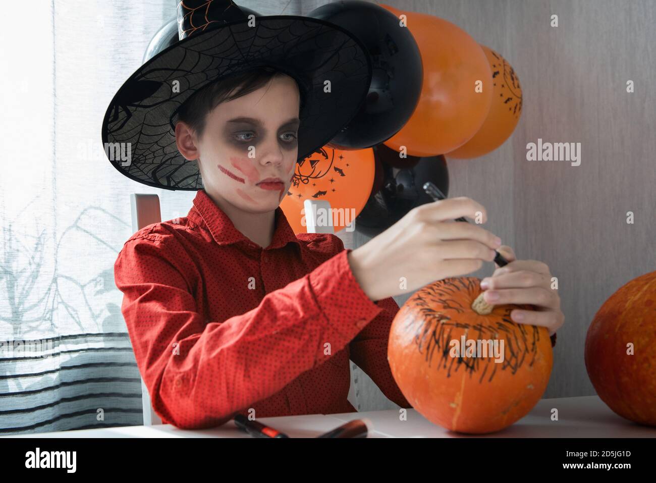 Halloween carnival or masquerade concept Stock Photo - Alamy