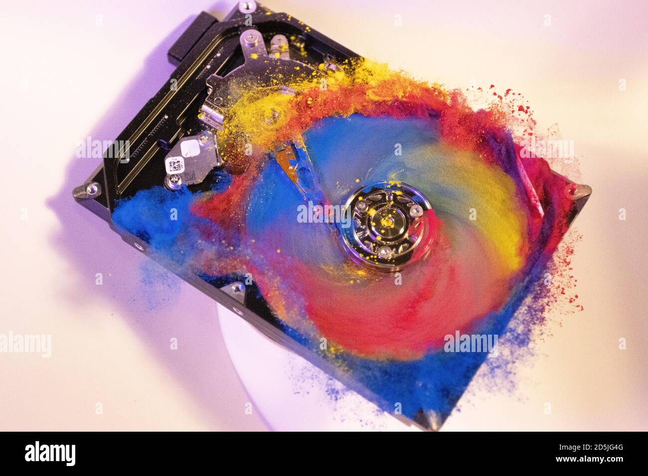 Hard drive spinning color hi-res stock photography and images - Alamy