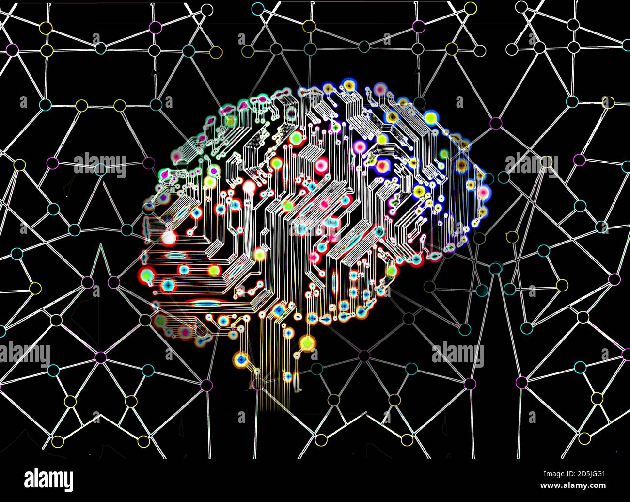 Neurons circuit hi-res stock photography and images - Alamy