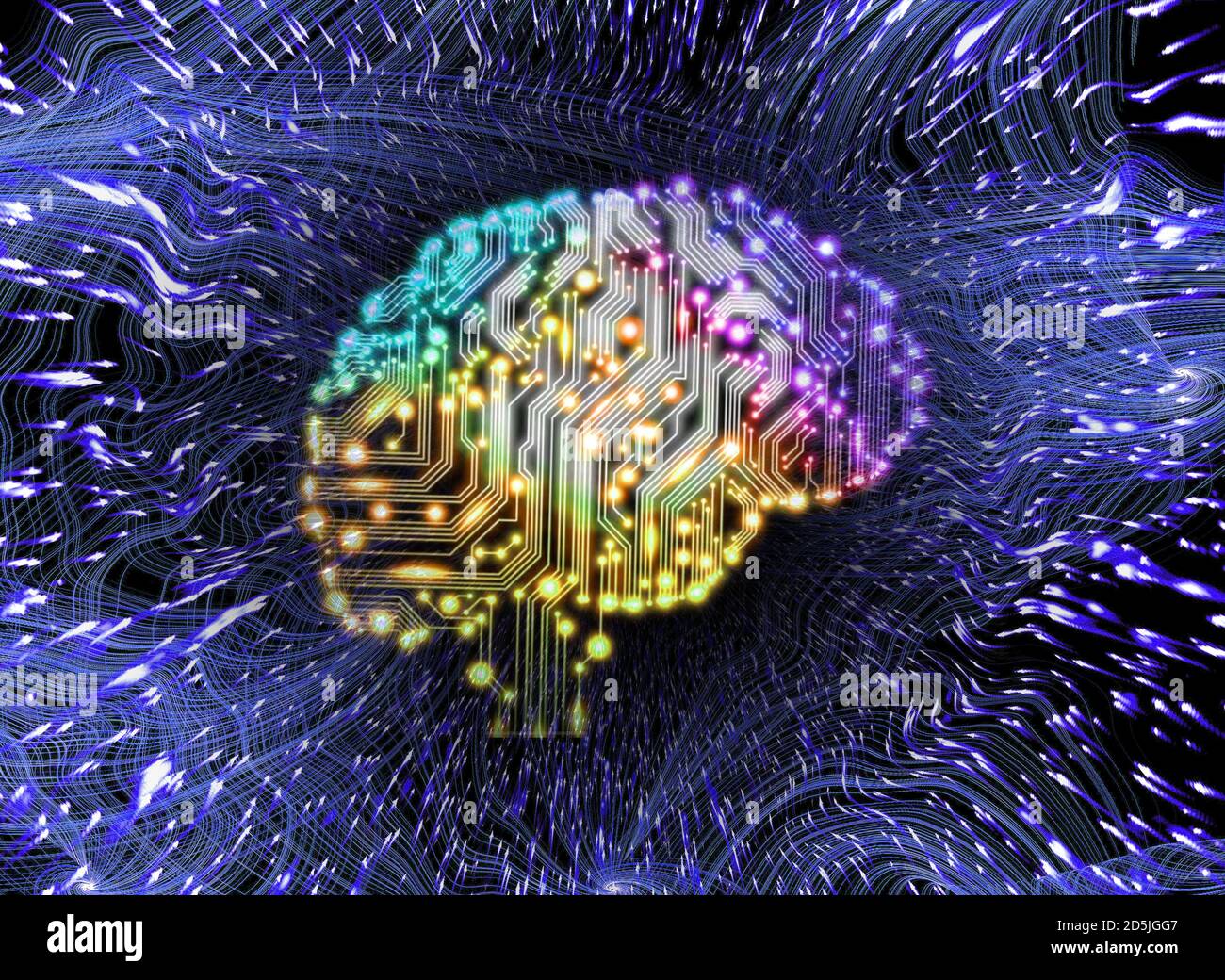 Electrical brain hi-res stock photography and images - Alamy